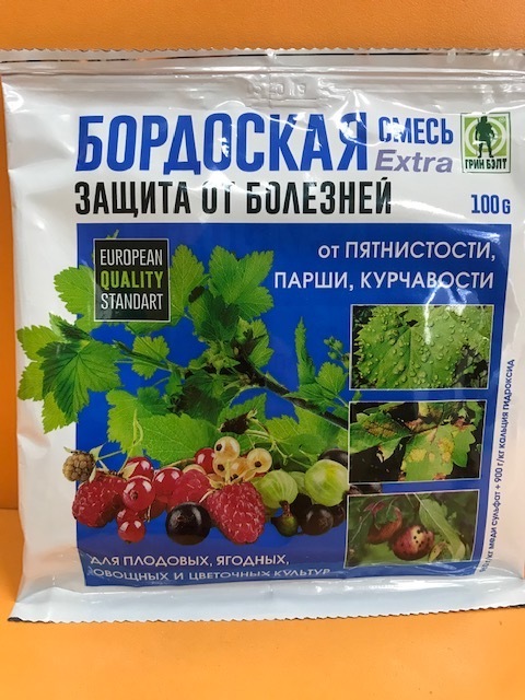 Средство от болезней растений Бордоская смесь порошок 100г от компании ...